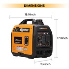 3500 Watt Generators Portable Gas Generator Inverter Quiet for Home and ...