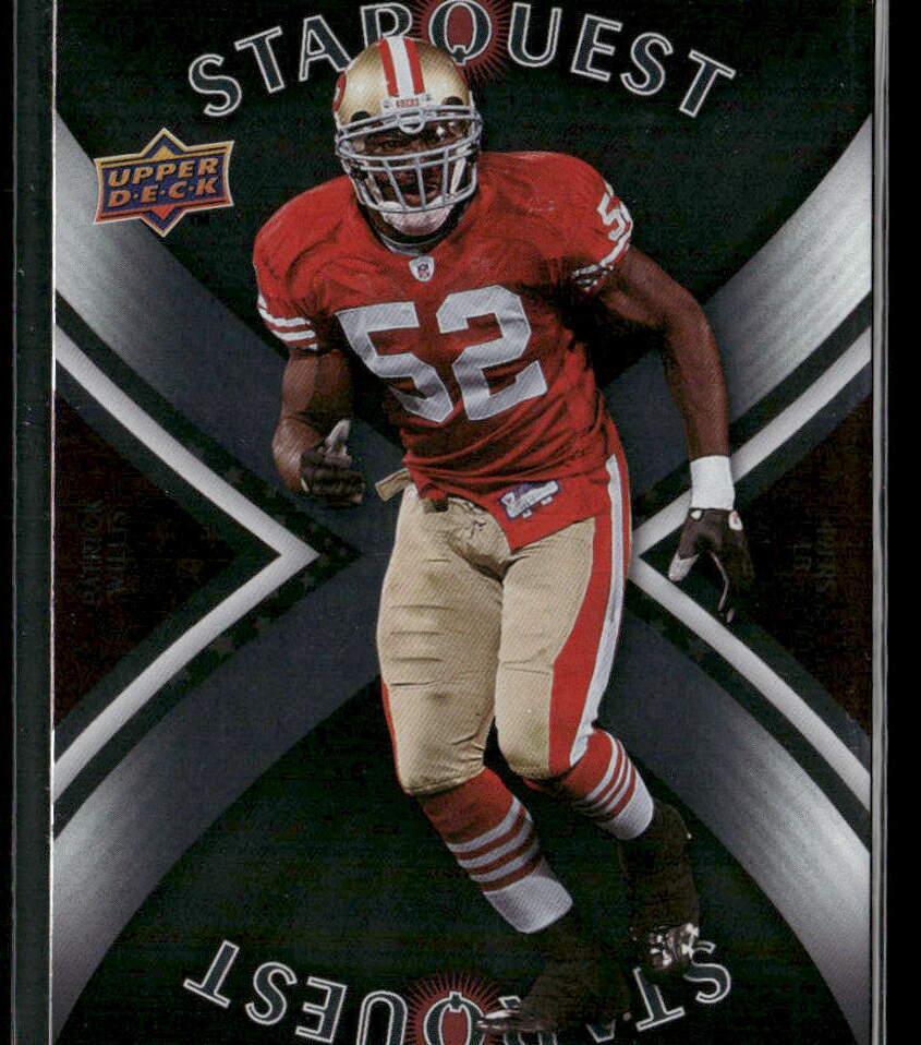 Patrick Willis 2008 Upper Deck #SQ24 StarQuest Silver Board | eBay
