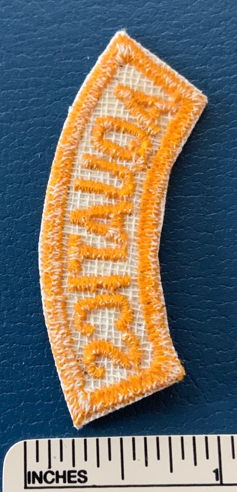 Vintage AQUATICS Boy Scout Yellow & White Camp Segment PATCHES Swimming ...