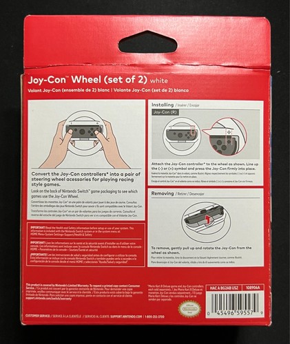 Nintendo Switch Joy-Con Wheel Set of 2 - Authentic OEM - Open Box | eBay