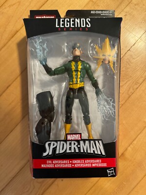 Marvel Legends Electro Figure Venom Space Knight BAF Spider-Man CIB ...
