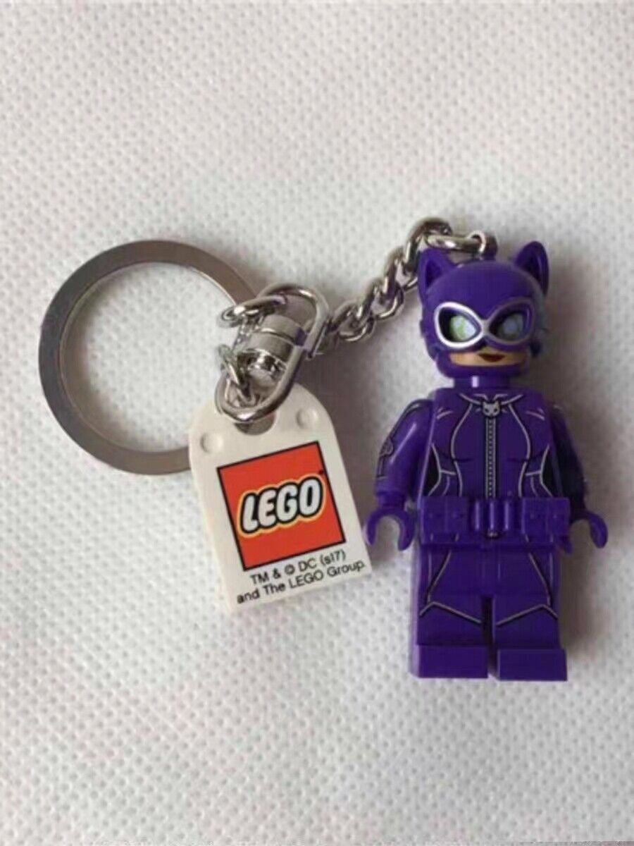 LEGO The Batman Movie Catwoman Keychain Keyring Purple Suit TOY | eBay