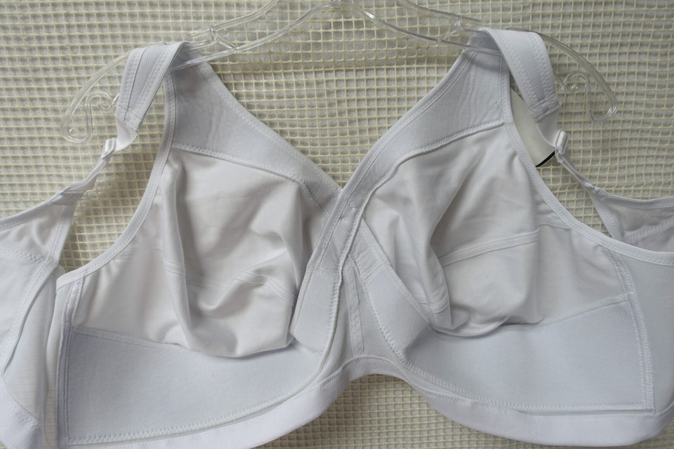 GLAMORISE~NEW!!~WHITE WIRELESS FULL COVERAGE LIFT & SUPPORT BRA CG210 ...