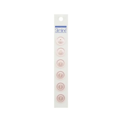 Basic Pink Buttons | Light Pink Buttons - 2 Hole - 9/16in. - 6 Pcs ...