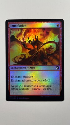 MTG Innistrad Midnight Immolation Foil 144/277 Magic the Gathering | eBay