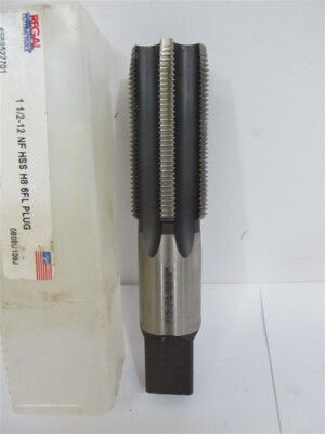 Regal Cutting Tools 0808U109J, 1-1/2"-12, NF, HSS Hand Tap | eBay