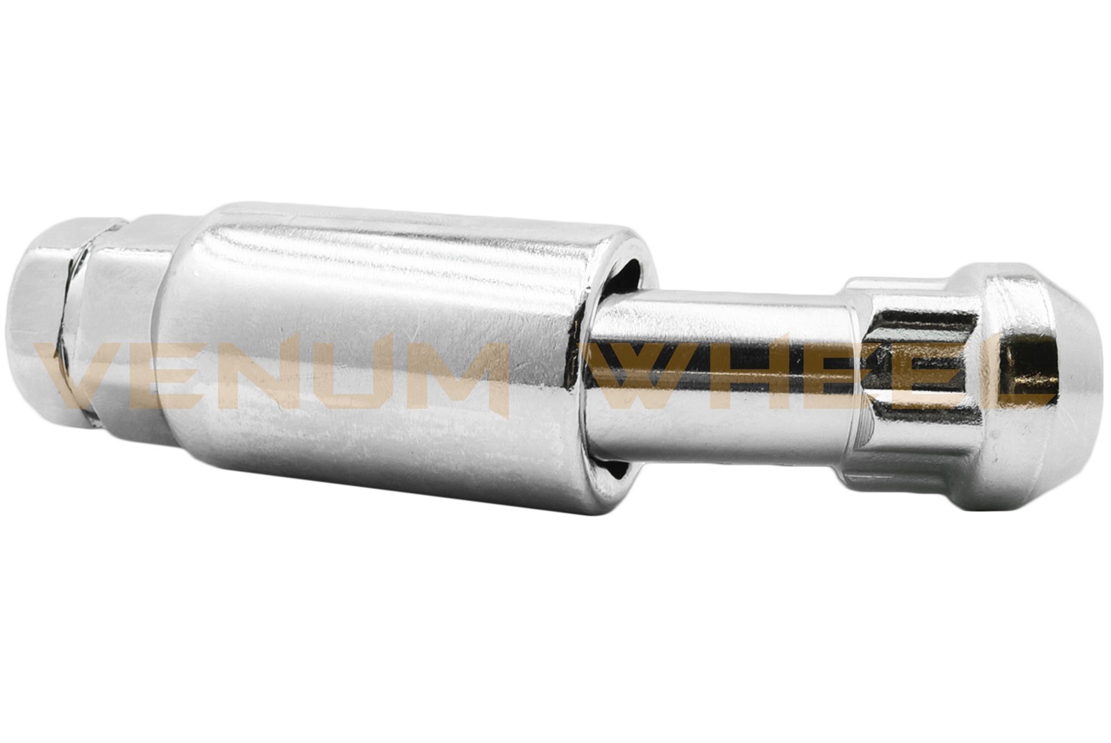 5pc 2" Tall Chevrolet GMC Toyota Dodge Ford Chrome Anti-Theft Wheel ...