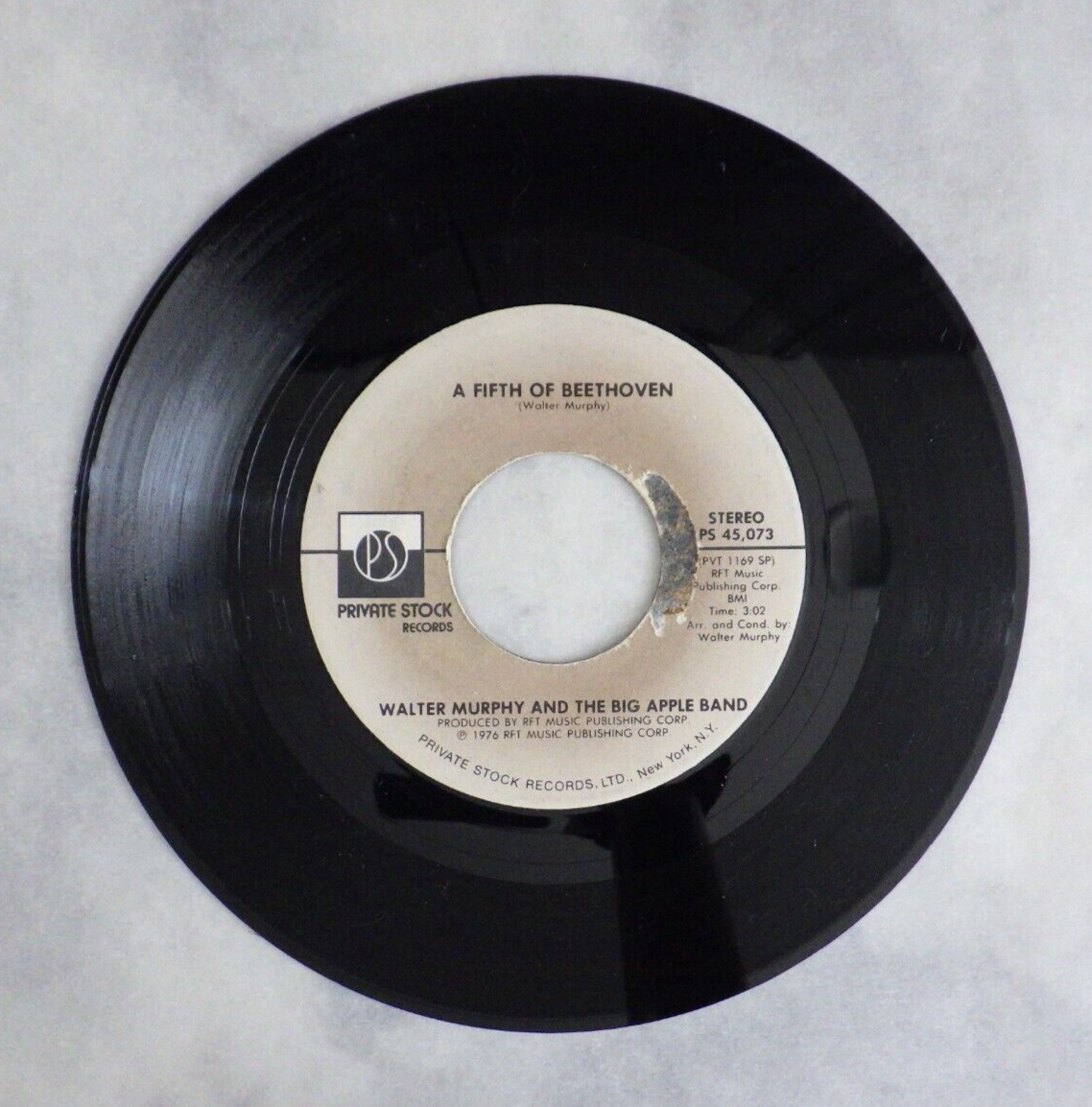 Walter Murphy And The Big Apple Band: California Strut/A Fifth Of ...