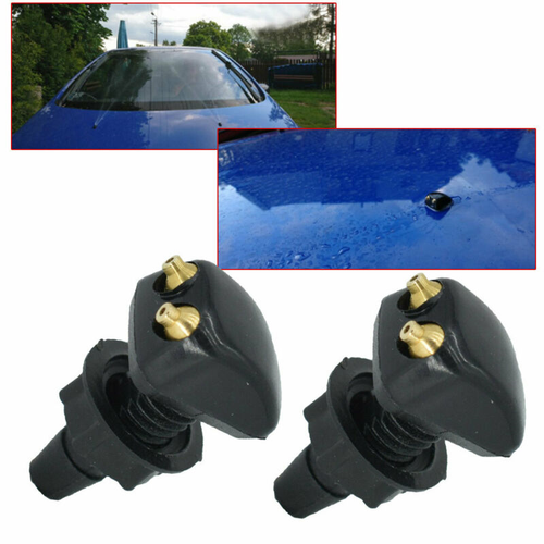 x2 Universal Car Windscreen Sprayer Washer Wiper Nozzle Front Window ...