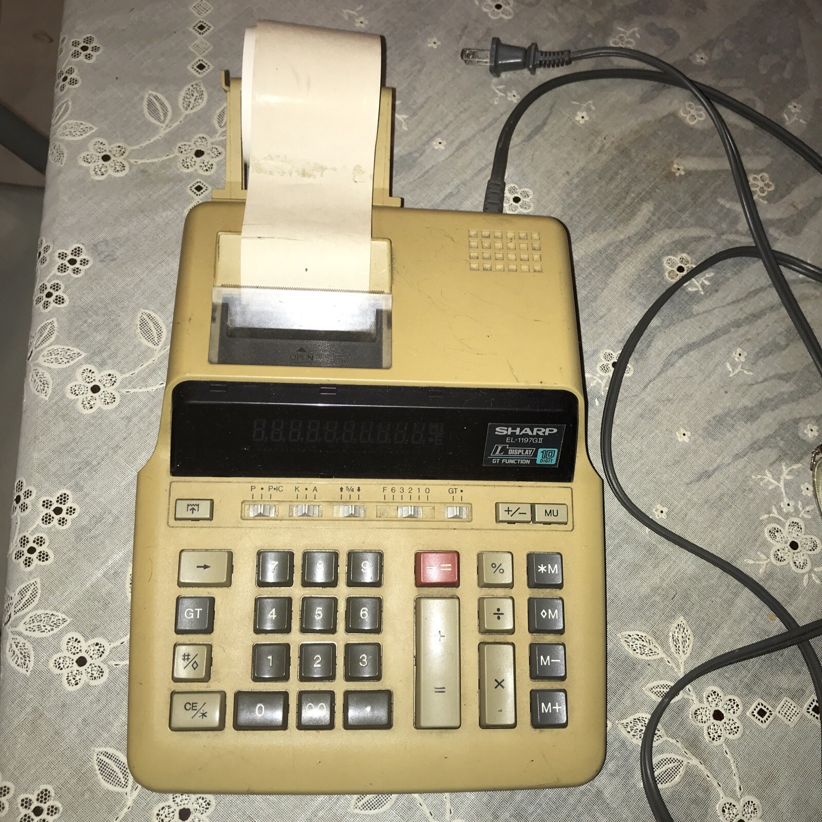 Sharp EL-1197GIII Printing Calculator for sale online | eBay