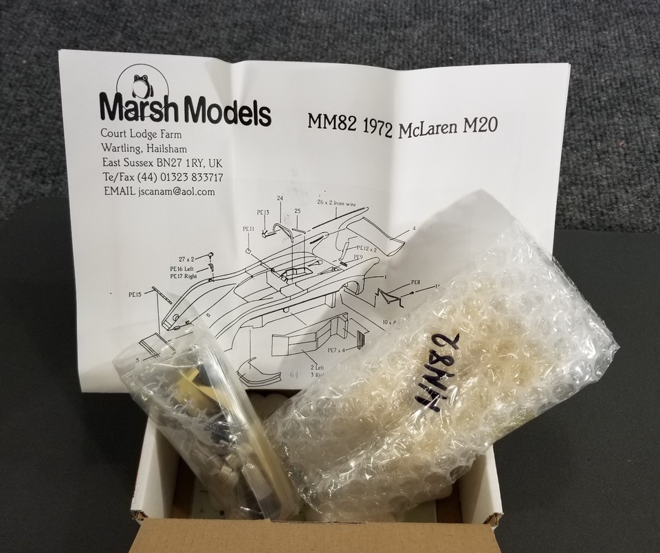 Marsh Models 1/43 Scale Kit MM 82 McLaren M20 Riverside 1972 ...