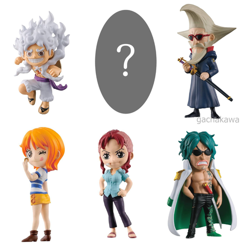 PSL One Piece Onepi no Mi Vol. 24 naval battle set 6PCS Figure Capsule ...