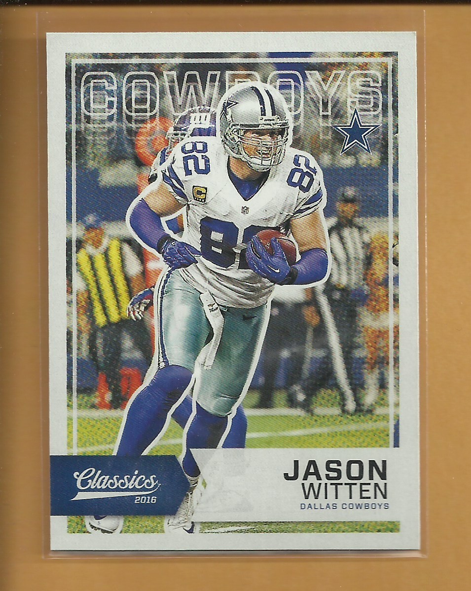 Jason Witten 2016 Panini Classics Card # 10 Dallas Cowboys Football | eBay