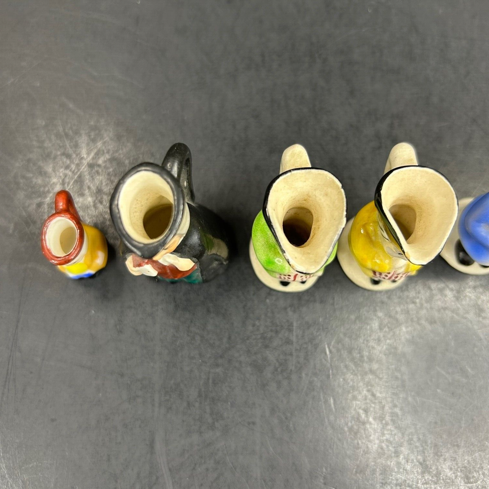 Miniature Face Character Mugs Mixed Lot of 8 Czech England Japan ...