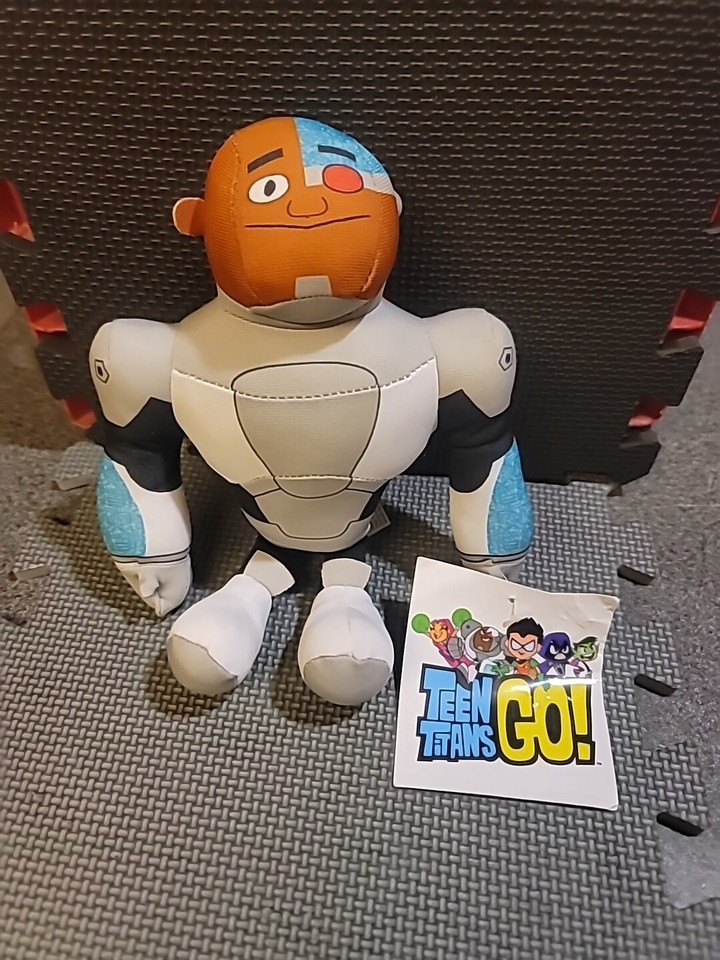New 9-11” Cyborg Plush Teen Titans Go DC Comics Licensed Toy Soft Doll ...