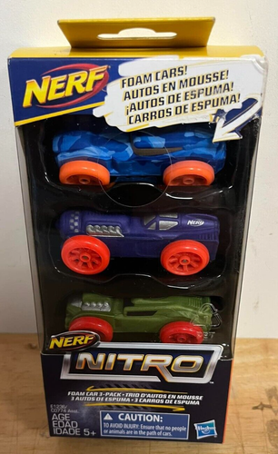 Nerf Nitro Foam Cars 3 Pack FNQVariety S72 | eBay Australia
