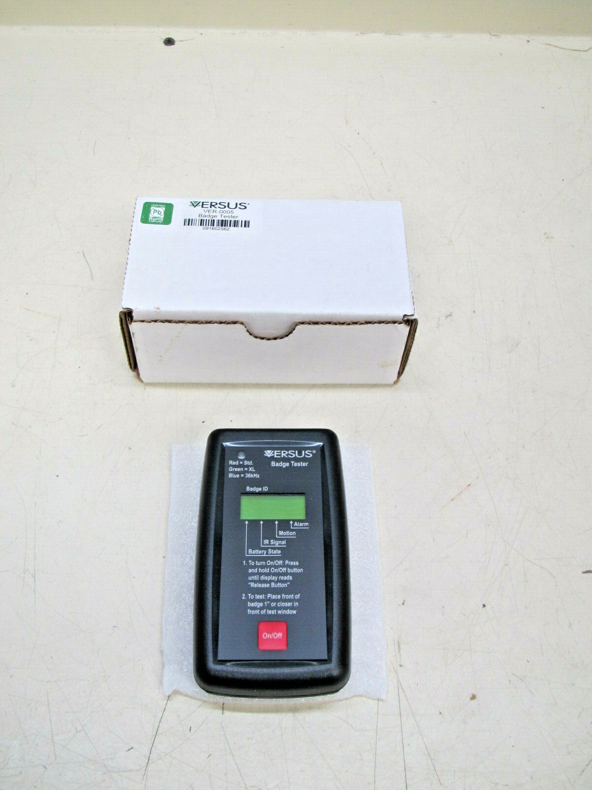 Versus (Midmark) VER-0005 RTLS Badge Tester New Free Shipping | eBay