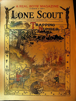 Lone Scout Magazine December 2 1916 Trapping Perry Emerson Thompson | eBay