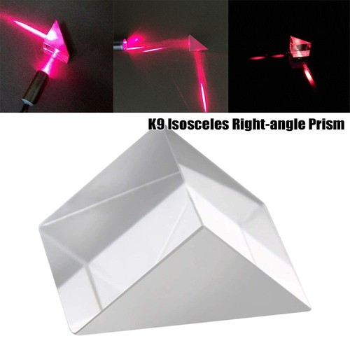 Triangular Glass Optical Prism Testing Instrument Home Decor Isosceles ...