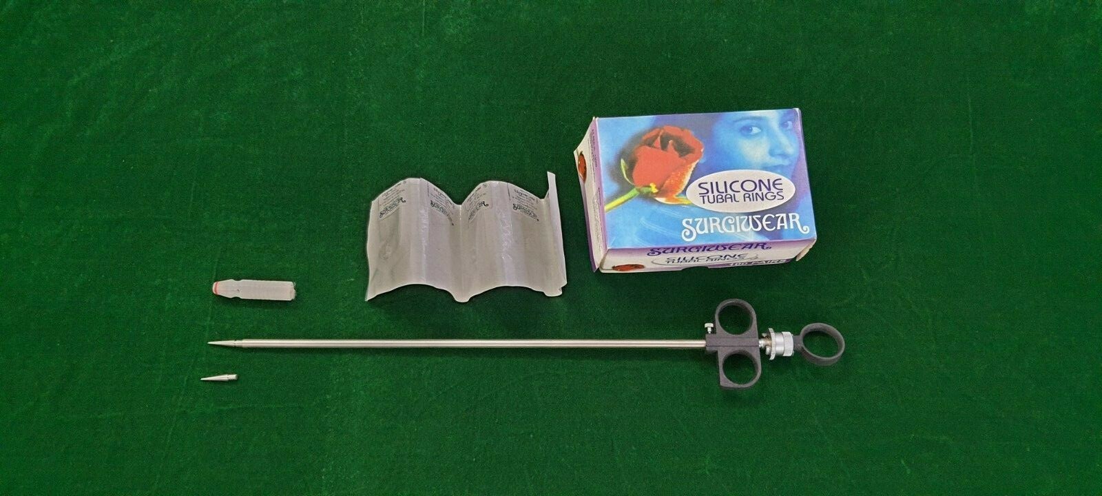 Laparoscopic Ring Applicator with Ring 7mmx330mm Endoscopy Surgical ...
