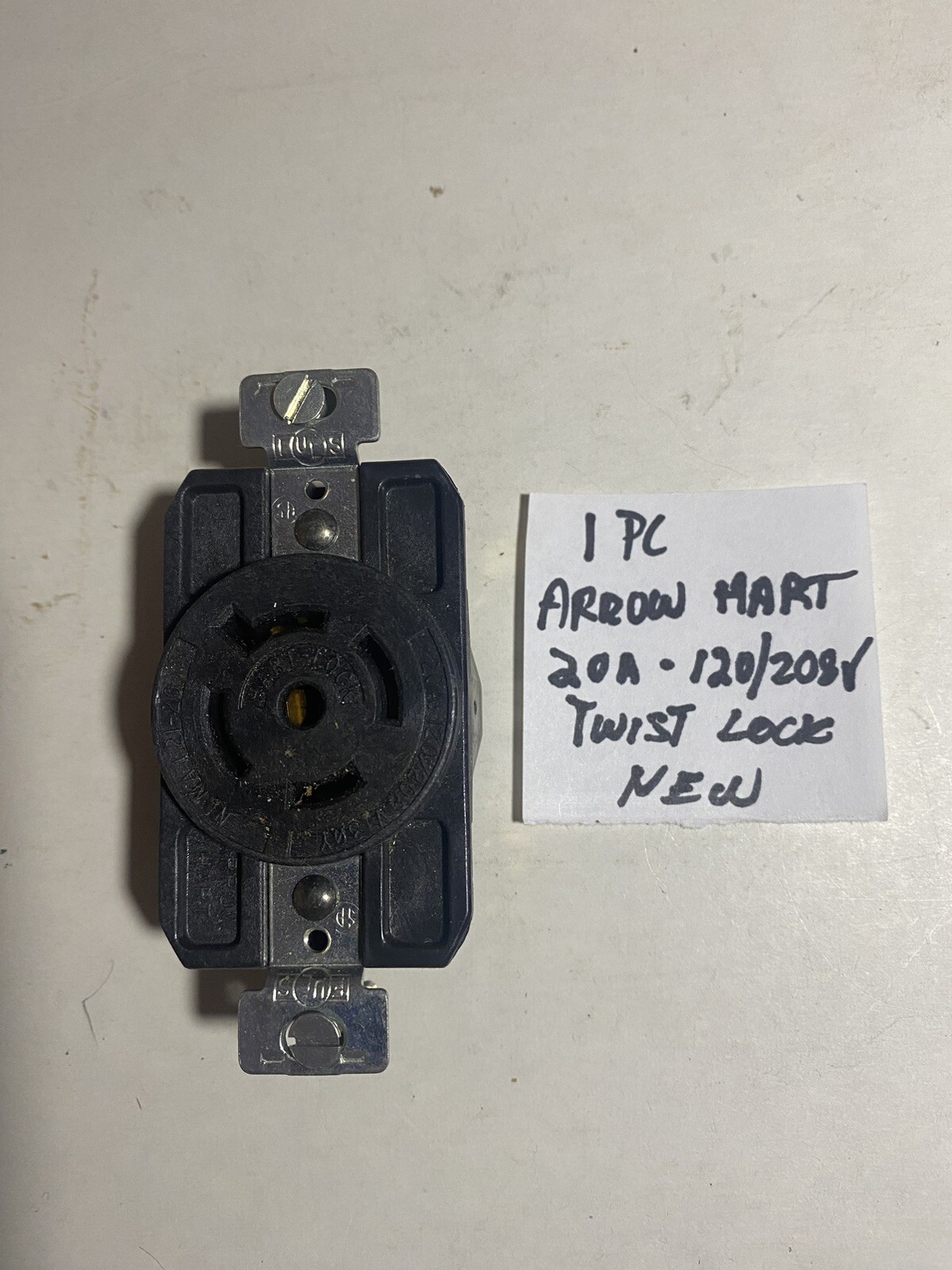 1 Pc Arrow Hart 20a. 125/208V Twist Lock Receptacle Heavy Duty ...