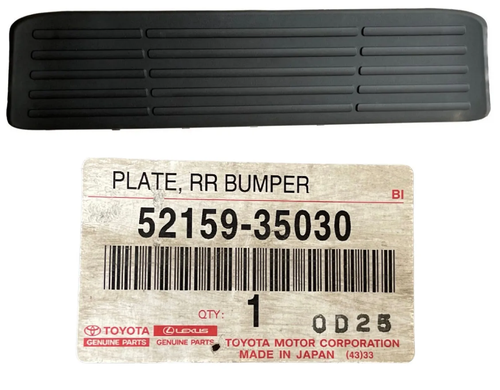 52159-35030 Toyota Plate, rear bumper 5215935030, New Genuine OEM Part ...