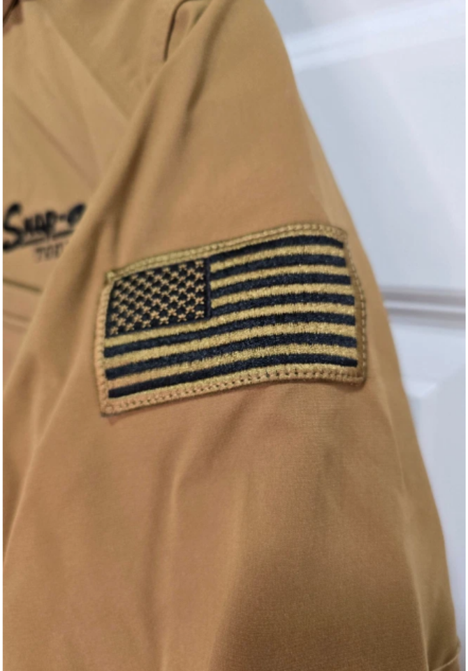 Snap On Tools 2025 RA Hooded Insulated Winter Jacket Gold Tan Zip Up ...