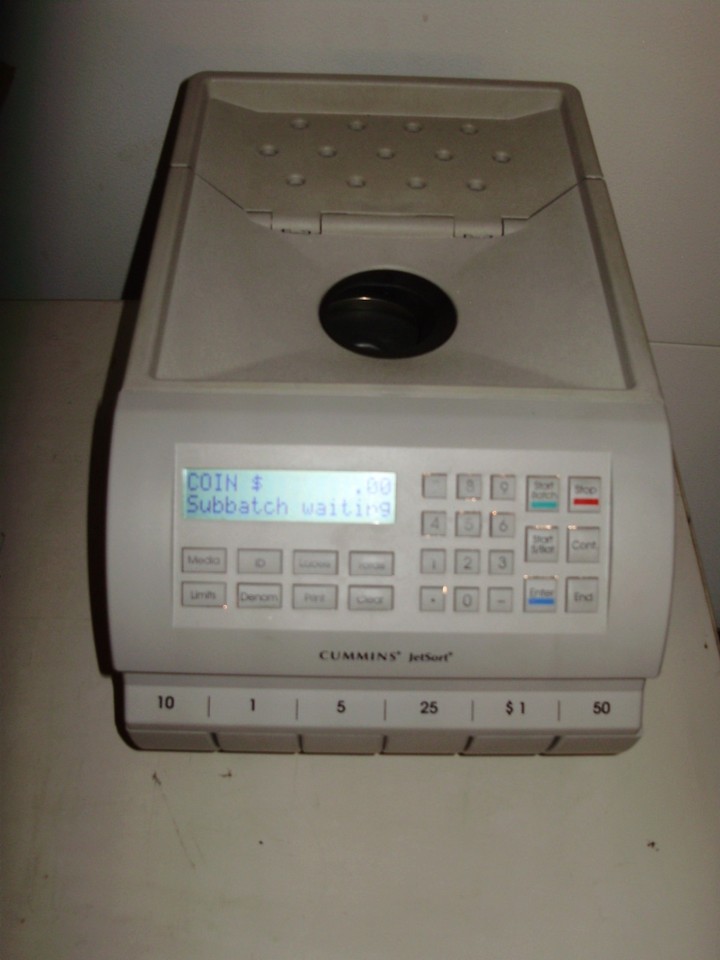 CUMMINS/ALLISON JETSORT MODEL#1606 COIN COUNTER & SORTER | eBay