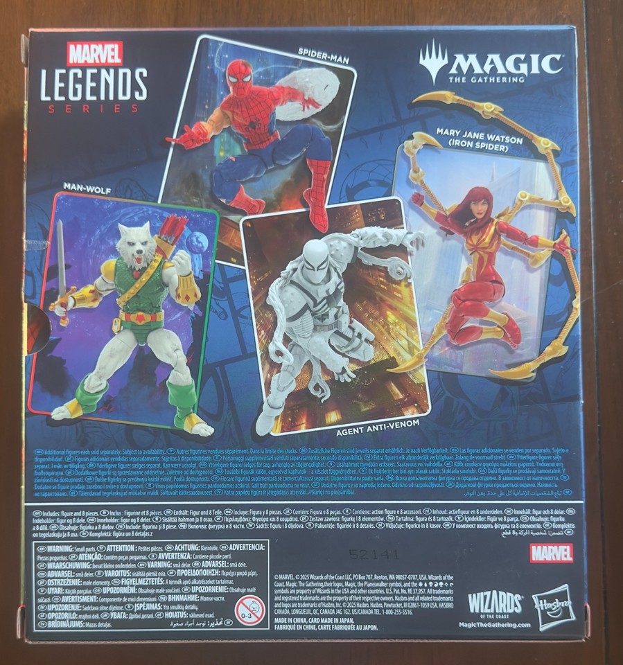 Marvel Legends Magic Agent Anti-Venom 6" Figure Spider-Man MTG ...