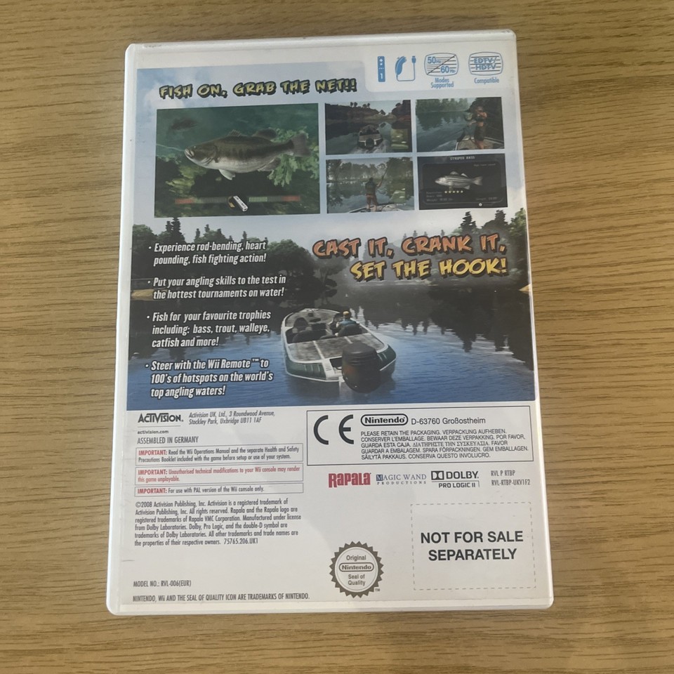 Rapala's Fishing Frenzy - Nintendo Wii game only no rod | eBay UK
