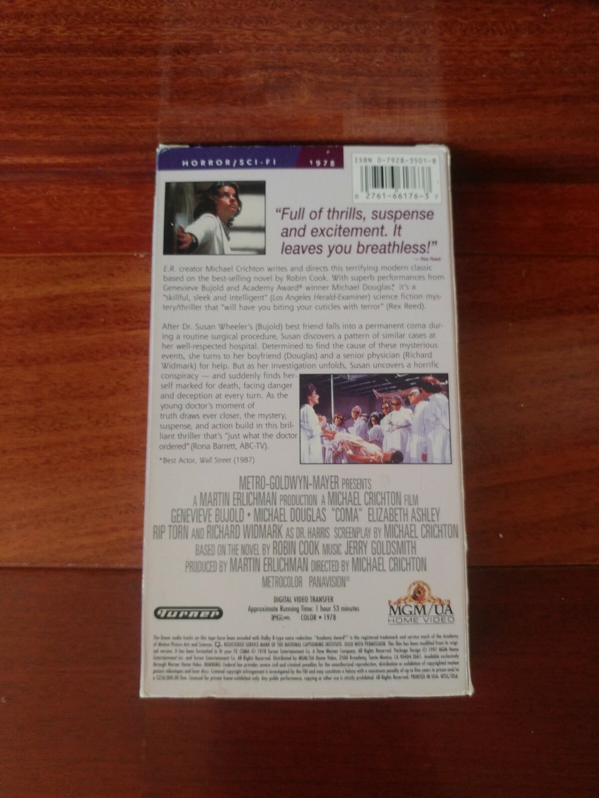 Coma VHS Michael Douglas Genevieve Bujold | eBay