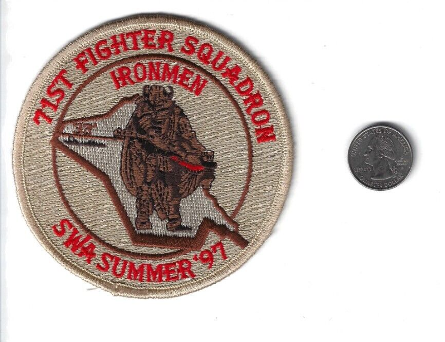 F-15C Eagle, 71st Fighter Squadron SWA, desert patch | eBay