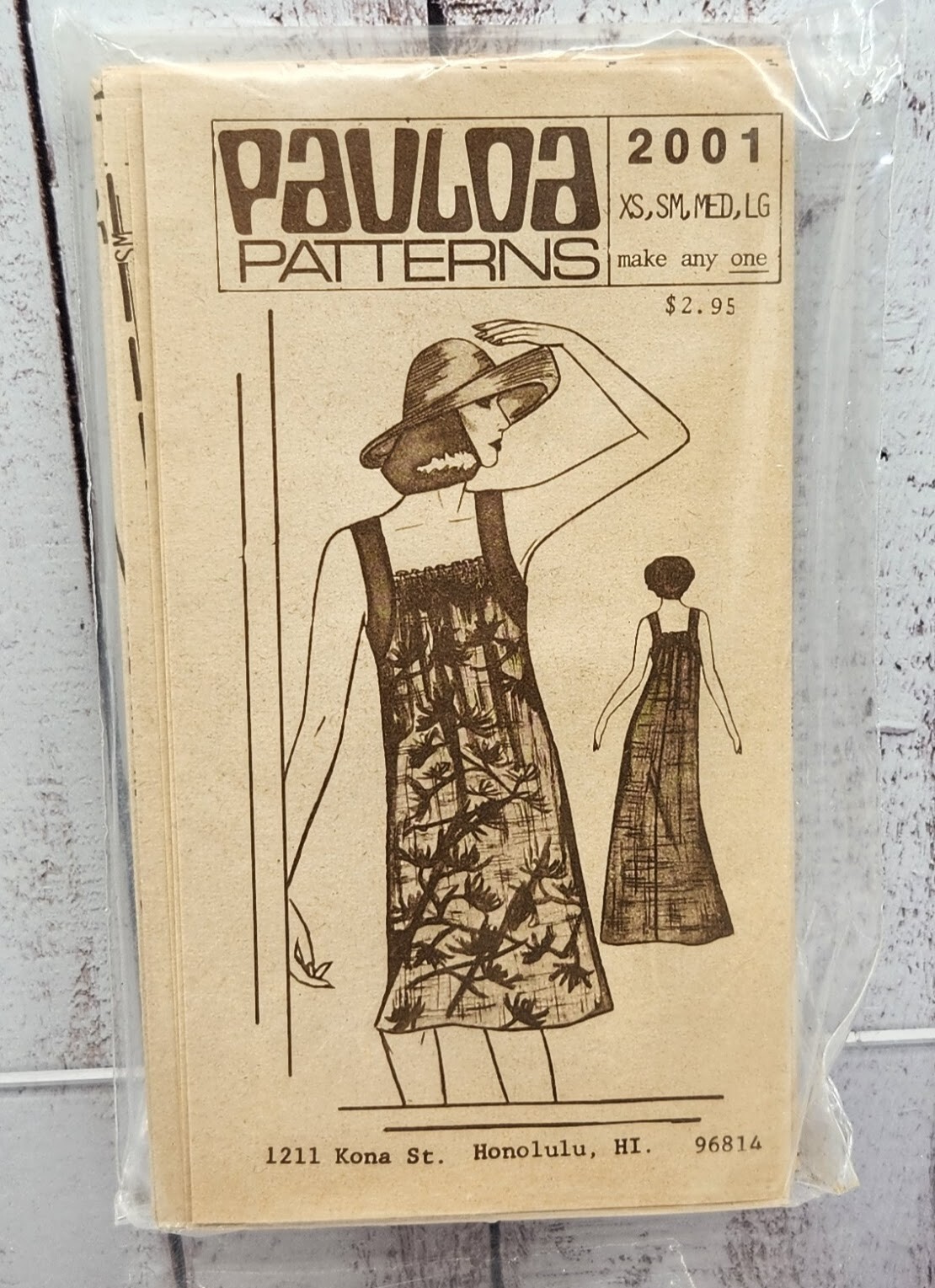 Pauloa Patterns Vintage Sewing Pattern Misses' 2001 Honolulu Hawaii | eBay