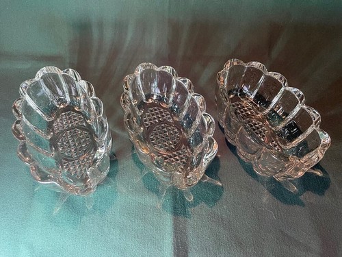 PRINCESS HOUSE Set of 3 Crystal Glass Fork Spoon Rest Buffet Utensil ...