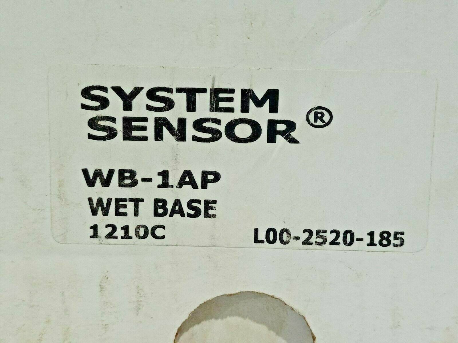 System Sensor WB-1AP Wet Base Shroud Notifier WB1AP | eBay