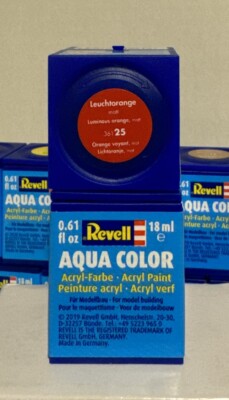 Revell Aqua Color 36125, Luminous Orange | eBay
