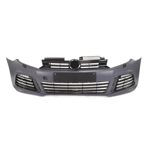 Fits for VW Golf 6 Front Bumper R20 Look with SRA & LED DRL 2008-2014 ...