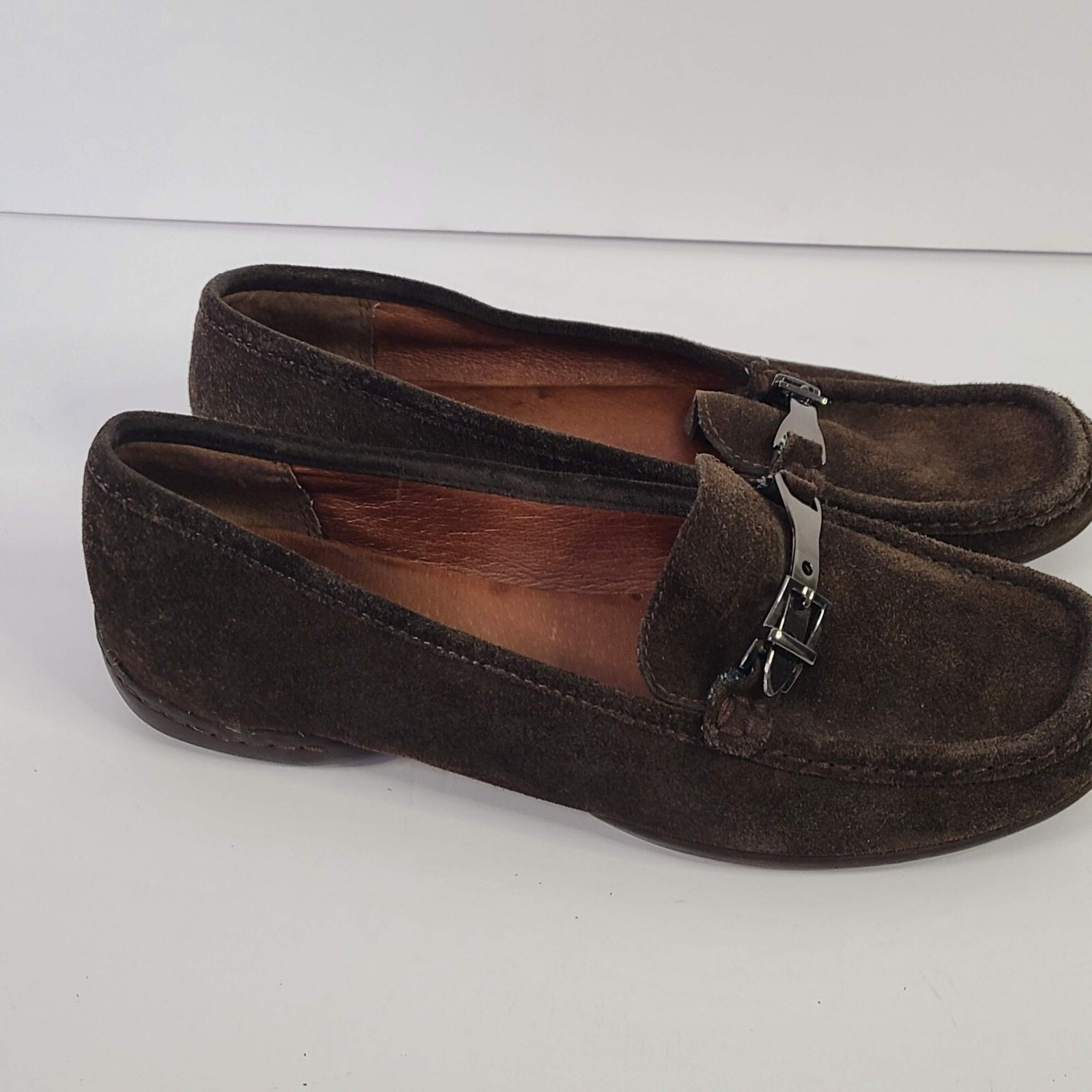 Donald J. Pliner Loafer Shoes Dacio Canvas Leather Trim & Bit Brown ...