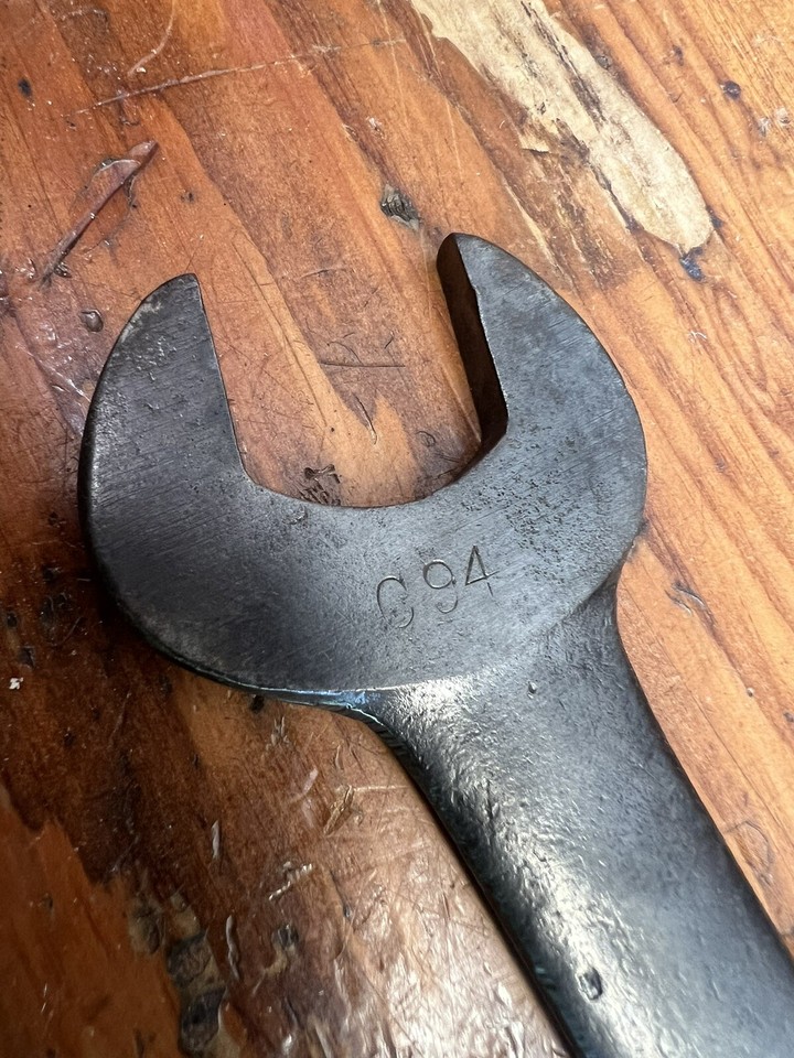 Vtg 1920’s Carbon-steel, J. H. Williams Tappet Wrench C94, 7/8”-3/4 ...