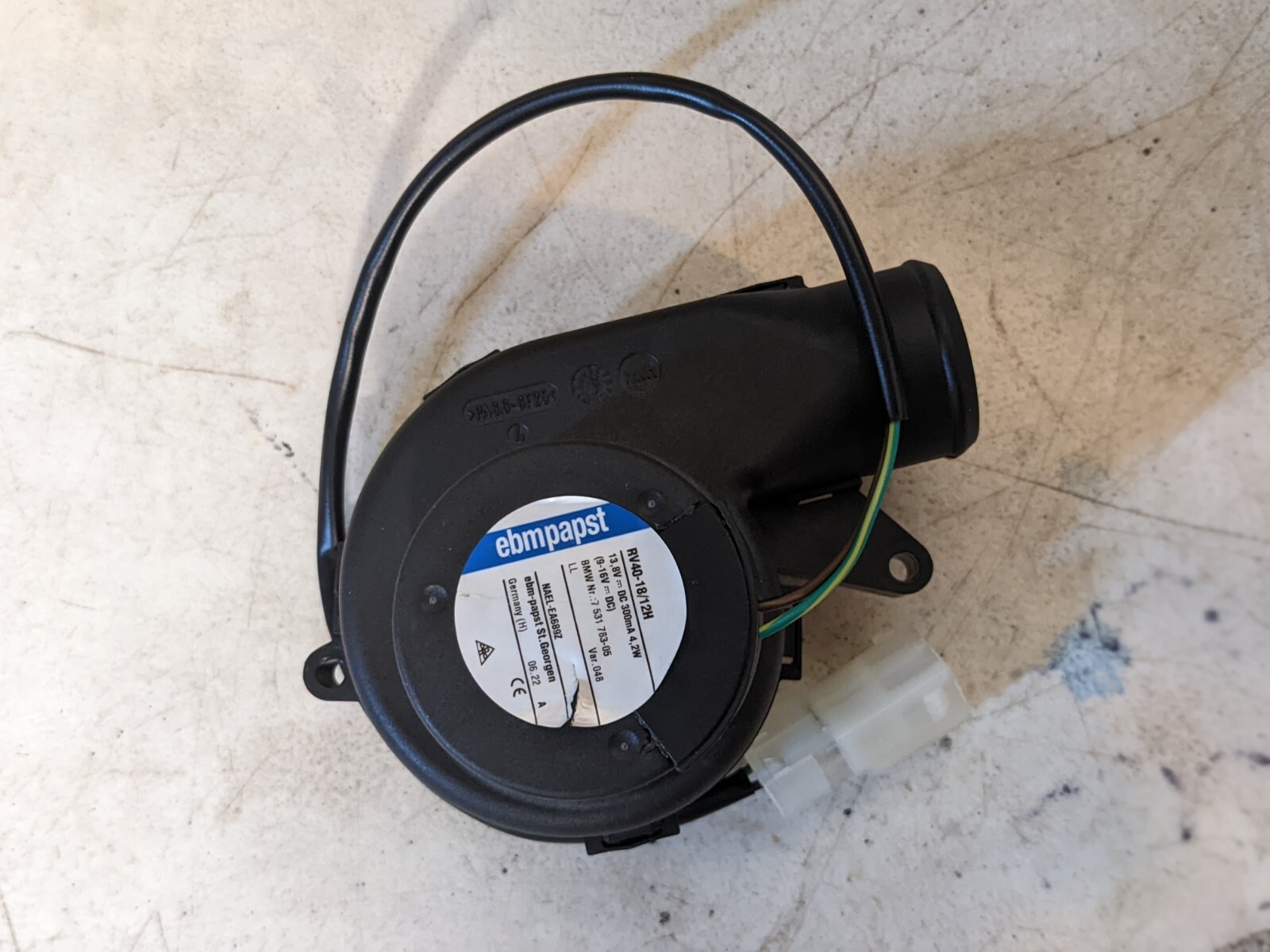 Genuine BMW E-Box Fan Blower Motor 12907531783 | eBay