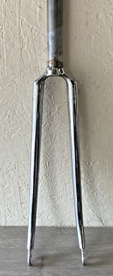 CIOCC STEEL FORK 700C ONE INCH THREADED 194 MM STEERER TUBE 730 GRAMS ...