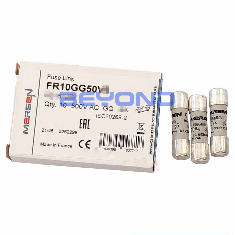 10PC/BOX NEW Ferraz Shawmut FR10GG50V1 Fuse 1A 500VAC | eBay