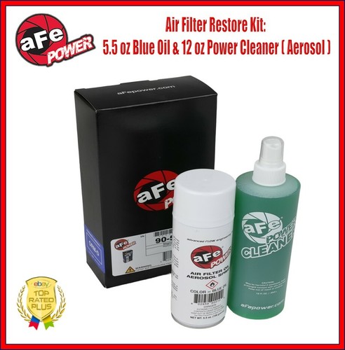 aFe POWER 5.5 oz Blue Oil & 12 oz Power Cleaner Air Filter Restore Kit ...