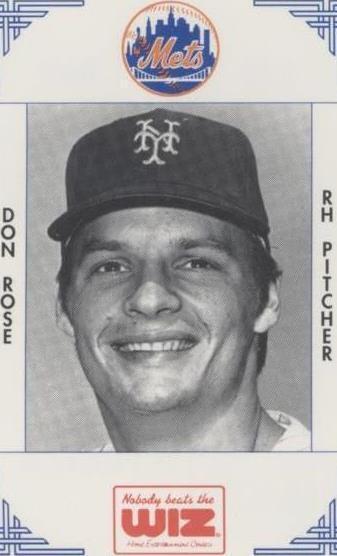 1991 The Wiz/AT&T New York Mets - Don Rose #335 for sale online | eBay