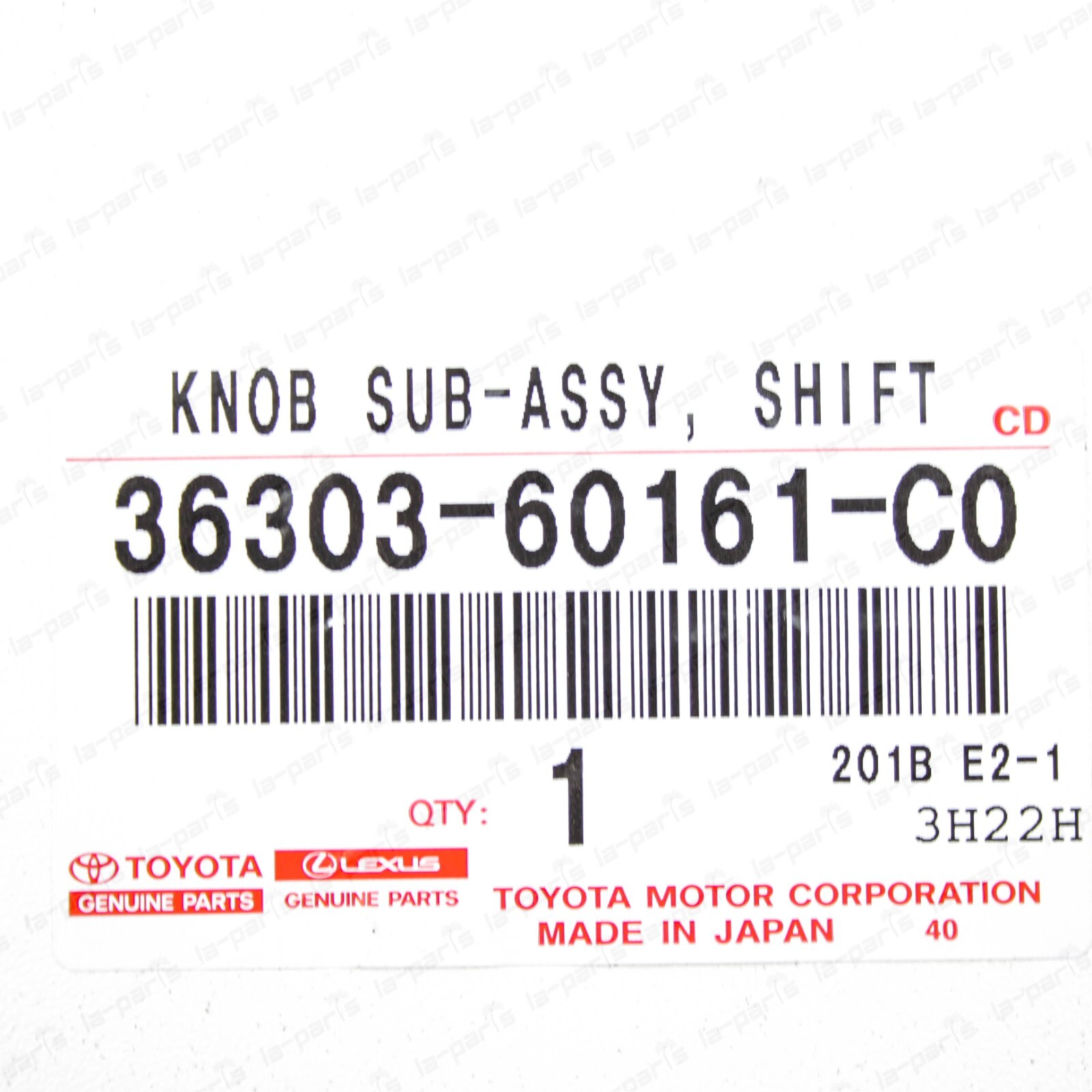 Genuine Toyota Land Cruiser 80 100 Transfer Case Black Shift Knob 36303 ...