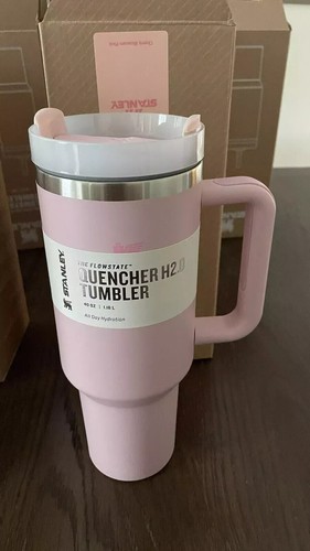 Stanley 40oz Flamingo Pink Tumbler Stainless Steel H2.0 FlowState ...