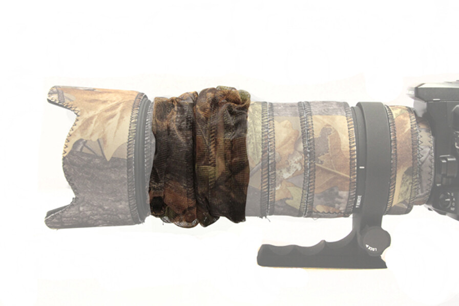 ZOOM COVER : MESH Fits all large telephoto lenses Canon Nikon Sigma ...