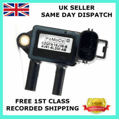 FOR FORD DPF PRESSURE SENSOR KUGA/FOCUS/MONDEO/S-MAX/C-MAX 1.6 2.0 2.2 ...