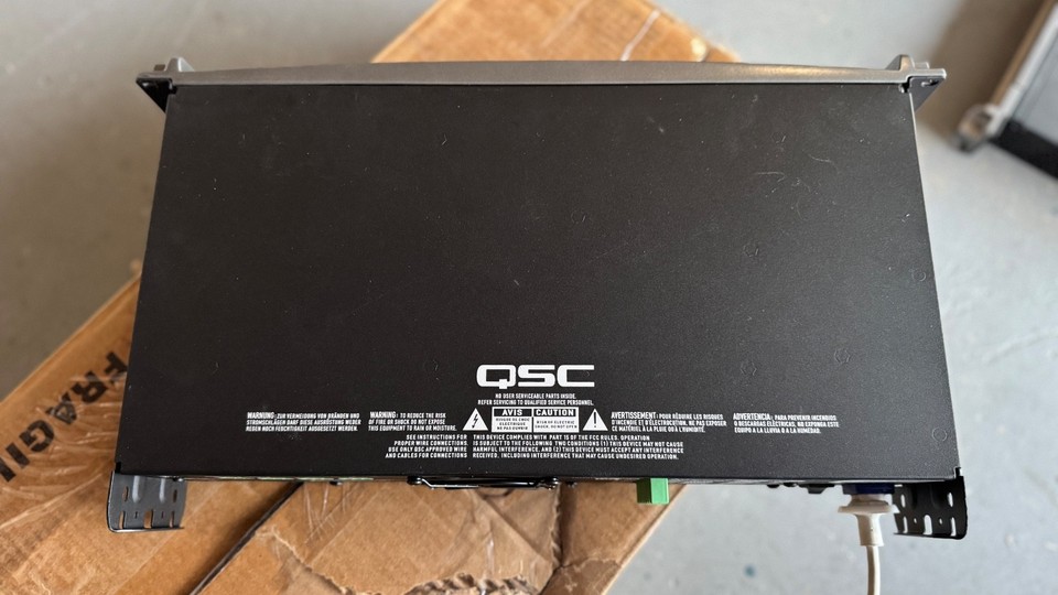 QSC CXD4.2 400W Per Channel, 4 Channel Network Amplifier 1600 Watt ...