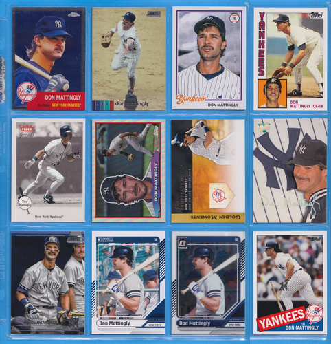 Don Mattingly Lot (12 cards) Rookie Reprint Chrome+, New York Yankees ...